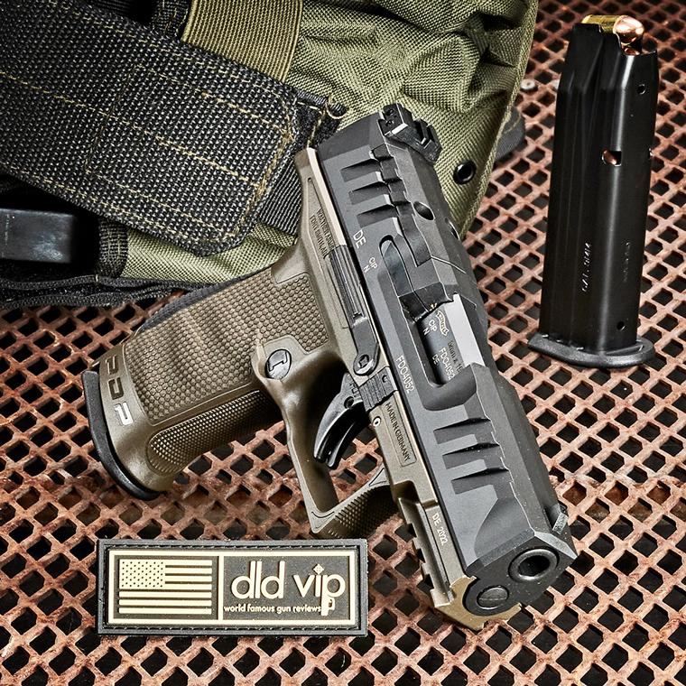 Walther PDP 9mm 4" OR OD Green - PDP 9MM COMPACT 4" BLK/GRN...