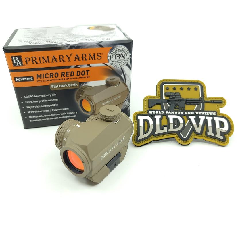 Primary Arms Micro Advanced RDS FDE w/ Illum. Knob - Primar...
