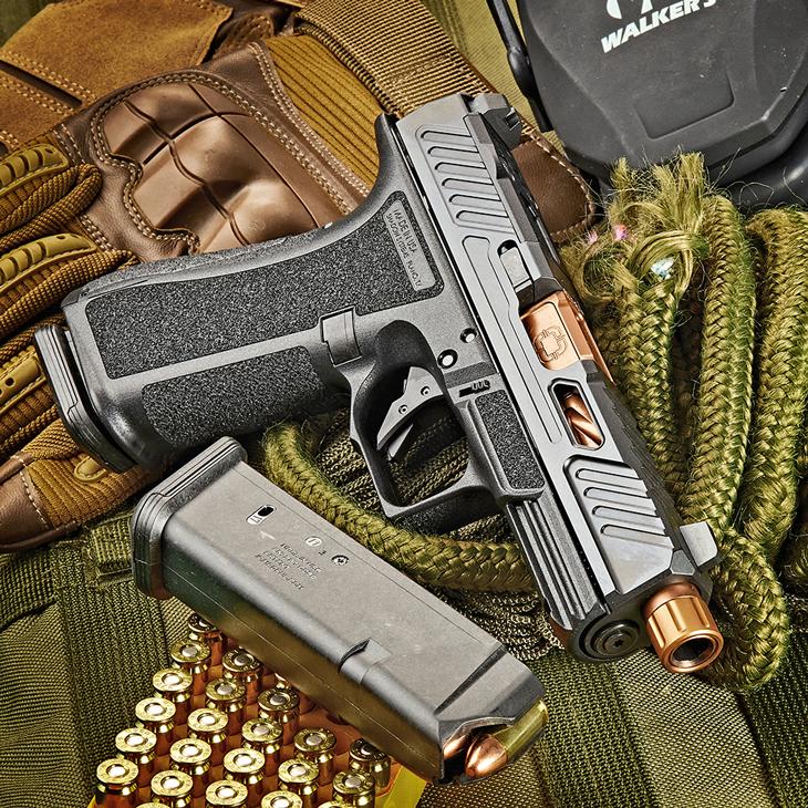 Shadow Systems XR920 Elite 9mm OR w/ Threaded Bronze TiCN Ba...