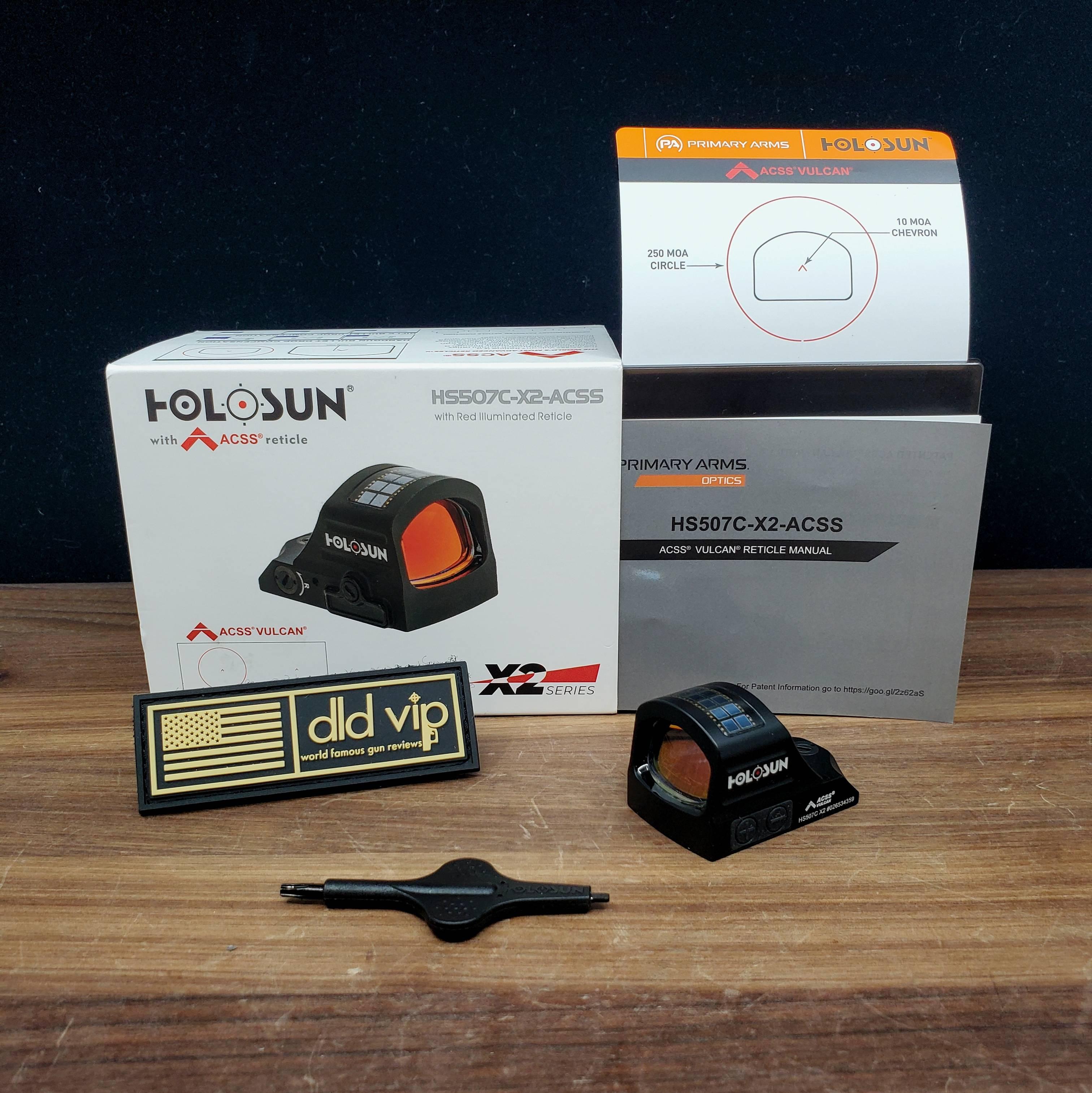 Holosun HS507C-X2 Red Dot ACSS Reticle - Holosun HS507C-X2 ...
