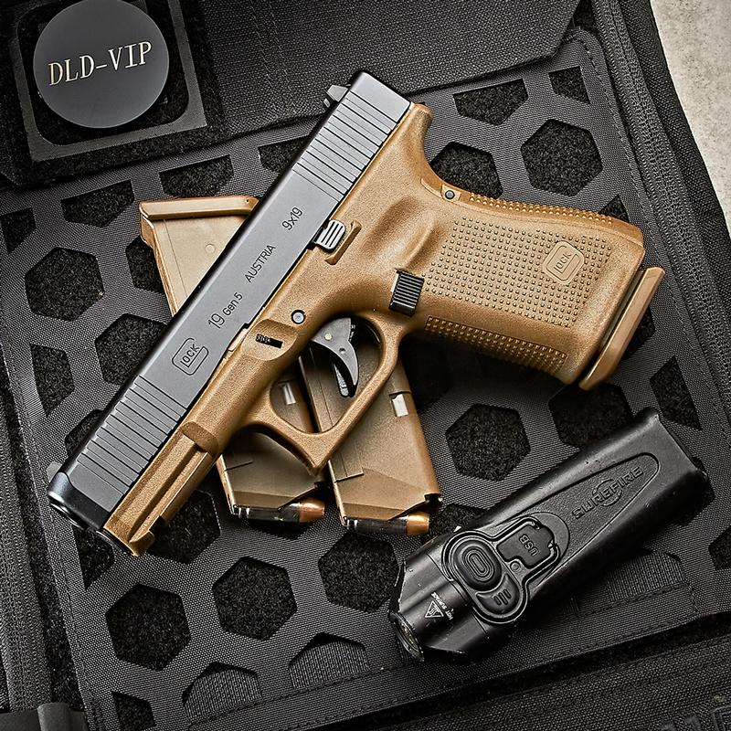 Glock 19 Gen5 9mm FDE Cerakote - G19 G5 9MM 15+1 4.0" FS FD...