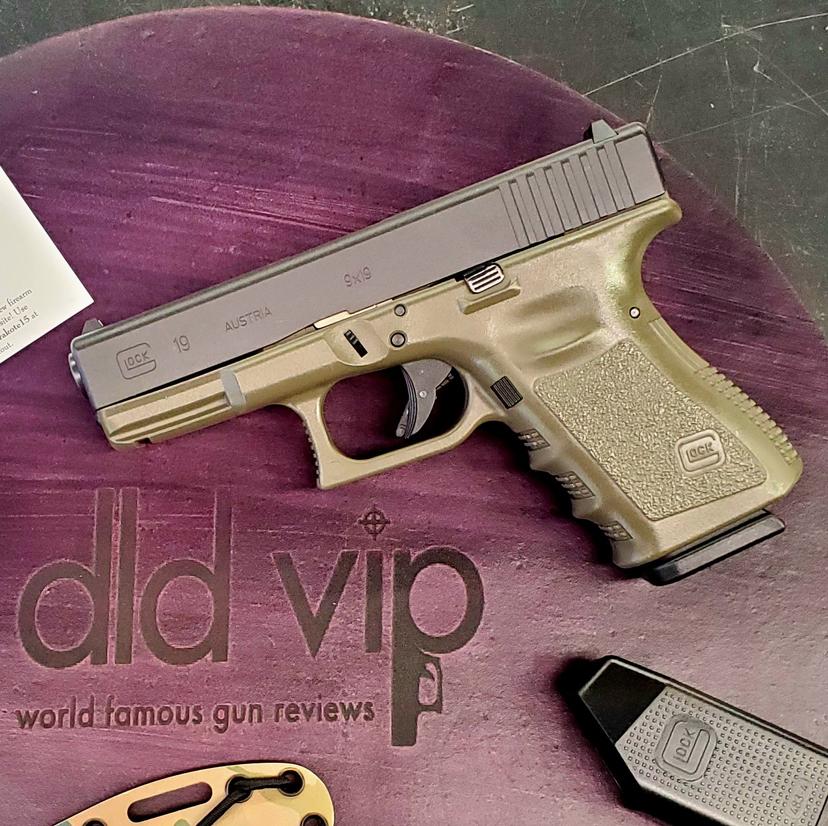 Glock 19 Gen3 9mm Moss Green Cerakote - Glock, 19, Semi-aut...