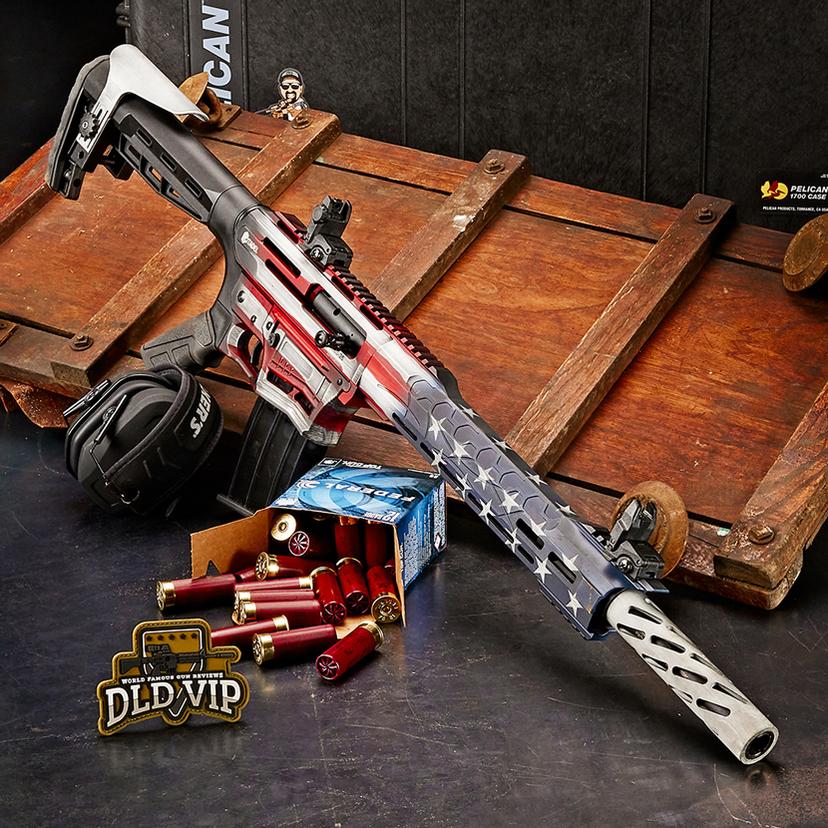 Citadel Boss-25 12Ga 18.75" w/ Choke Set RWB Flag Cerakote ...