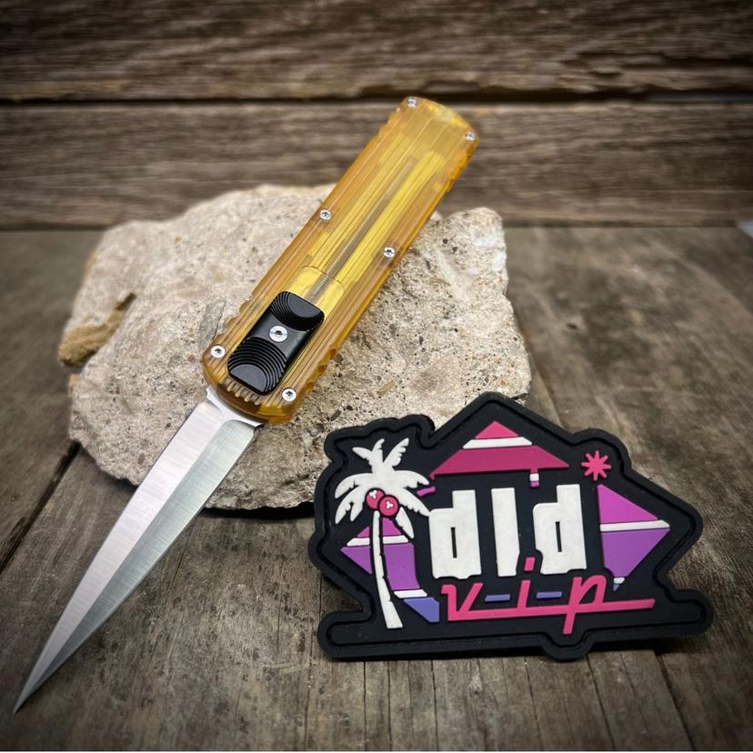 D Rocket Design Zulu Spear Satin Dagger Blade Ultem Body