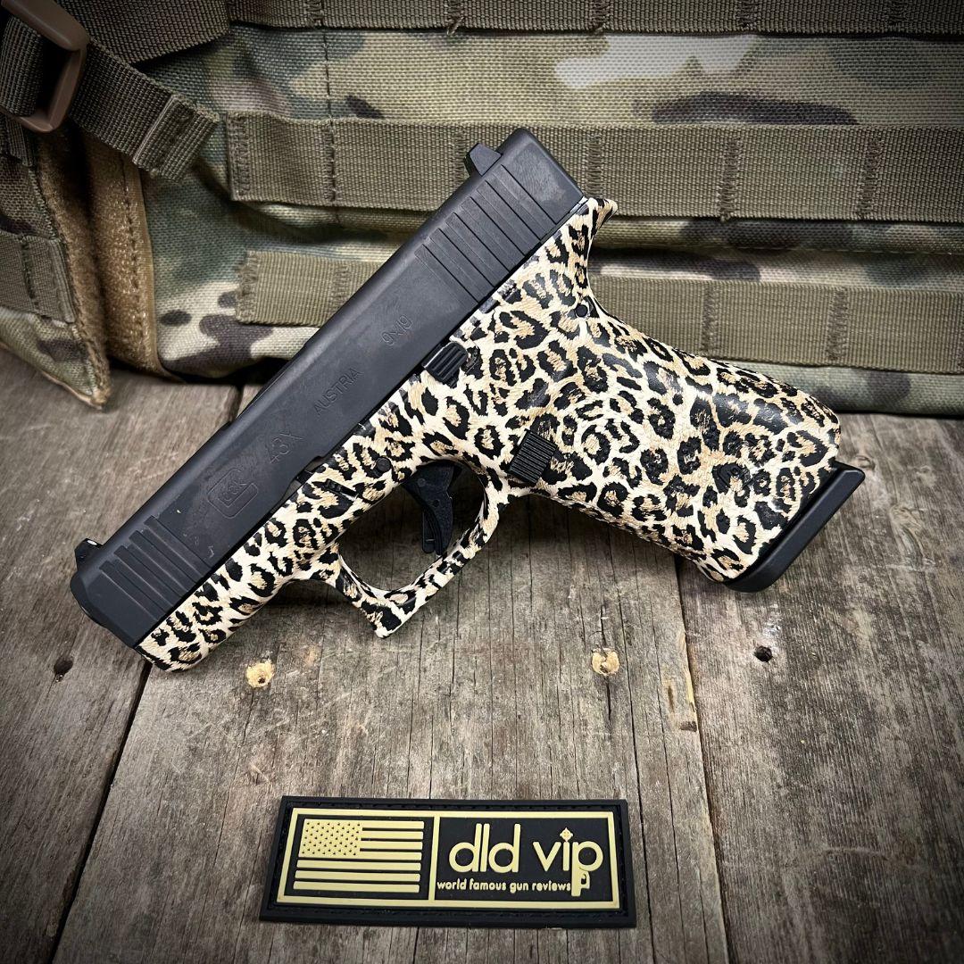 Glock 43X 9mm Custom "Leopard Print" - Glock, 43X, Custom