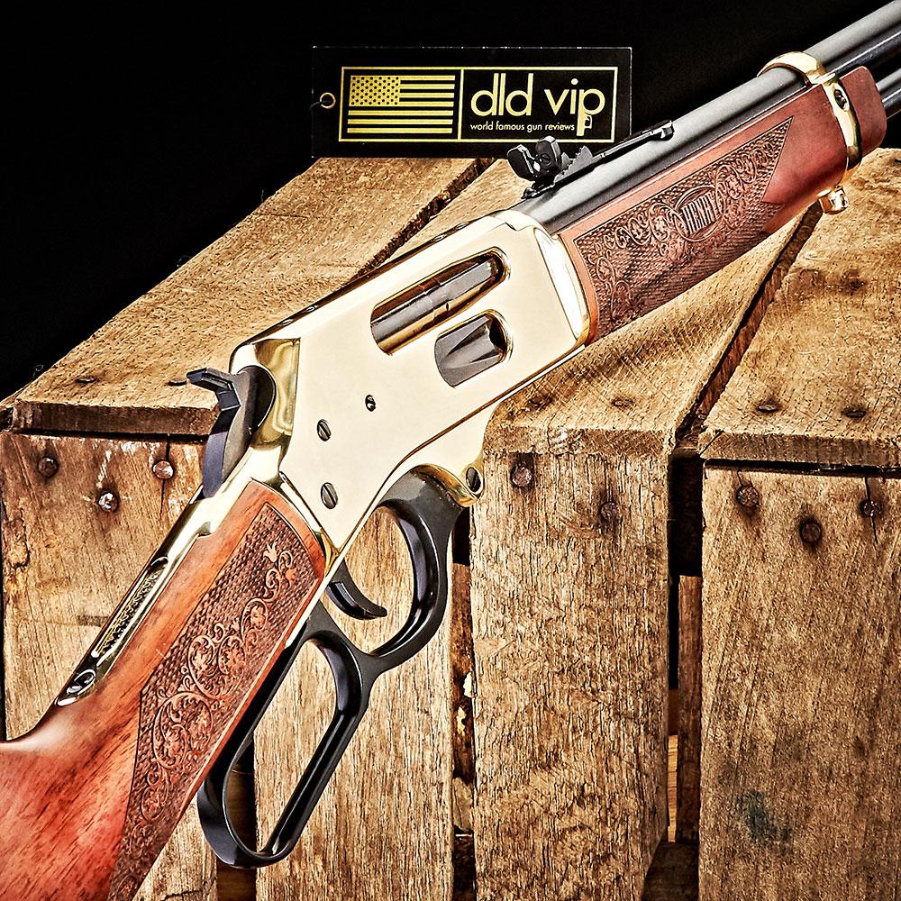 Henry H024-4570 Brasslite Lever Action 45-70 Side Gate 20"