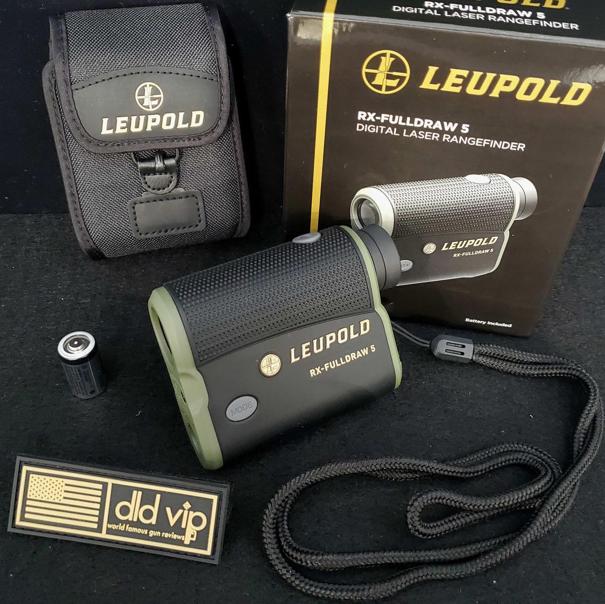 Leupold RX-Fulldraw 5 Rangefinder BLK/ODG Red OLED Webinar ...