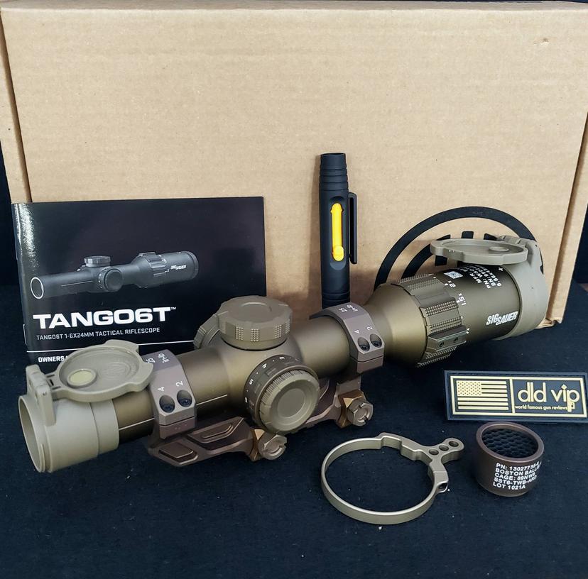 SIG Sauer Tango6T 1-6x24 FFP Red Illum. DWLR Reticle (US Mil...