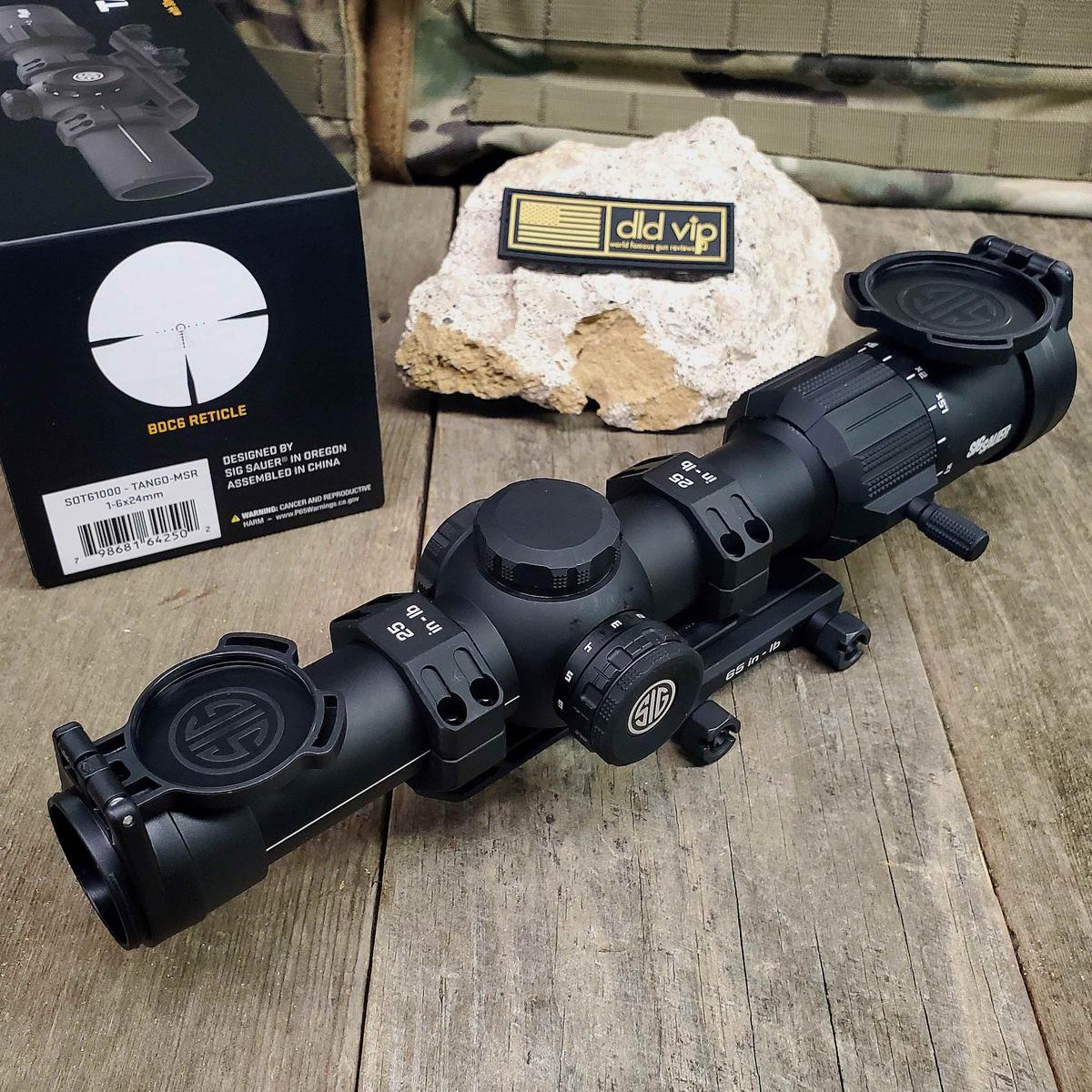 SIG Sauer Tango MSR 1-6x24 SFP Red Illum. BDC6 Reticle Webin...