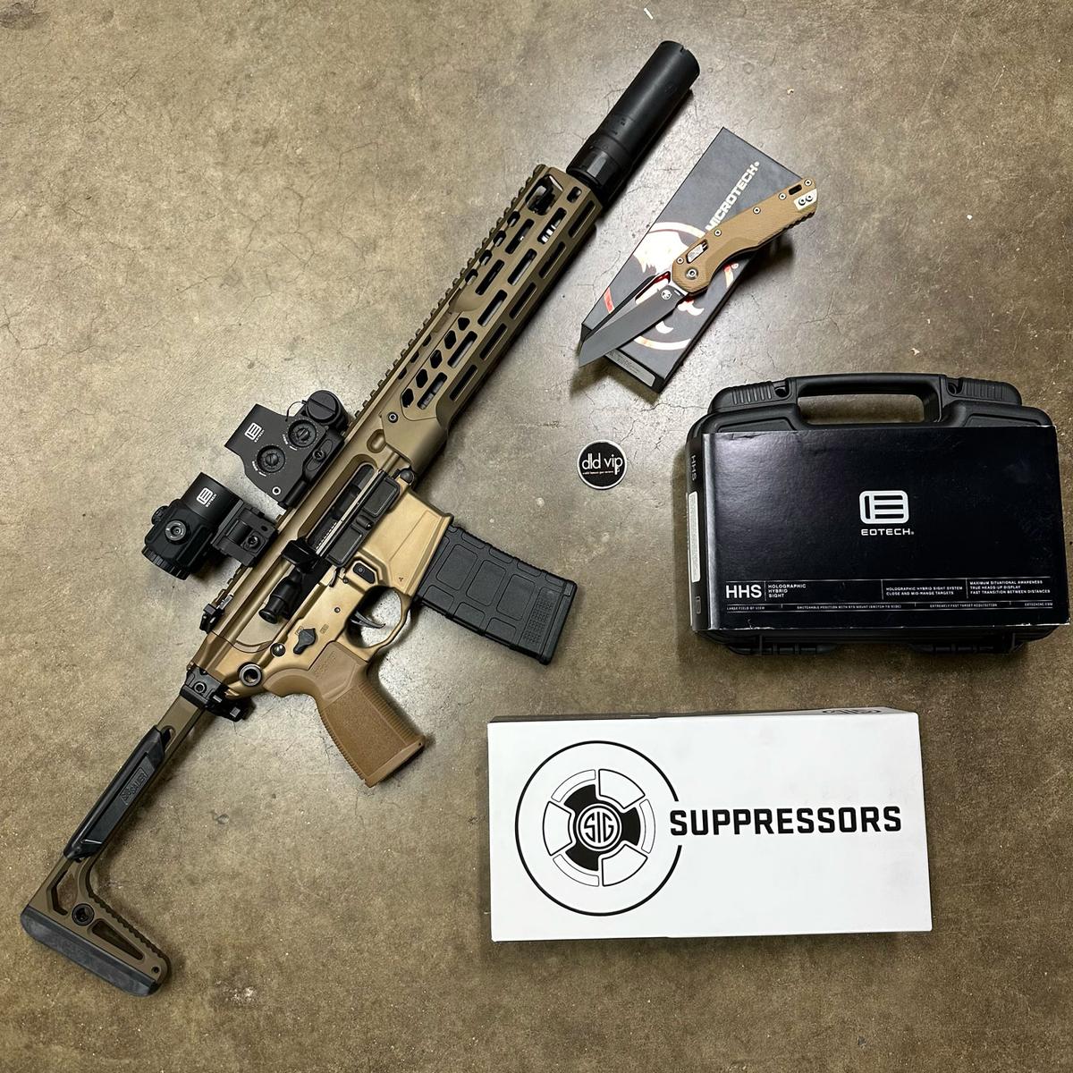 SIG Sauer MCX Spear-LT SBR 5.56 + SIG Sauer SLX556 Suppresso...